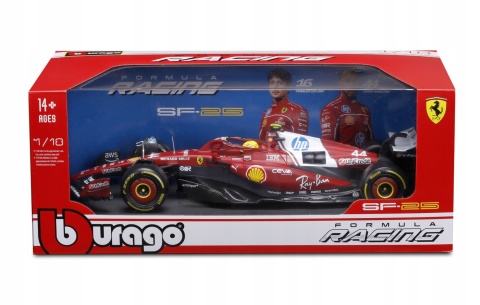 Bolid F1 Ferrari SF-25 Hamilton 2025 Australian GP BBurago 1:18 SF25 ...